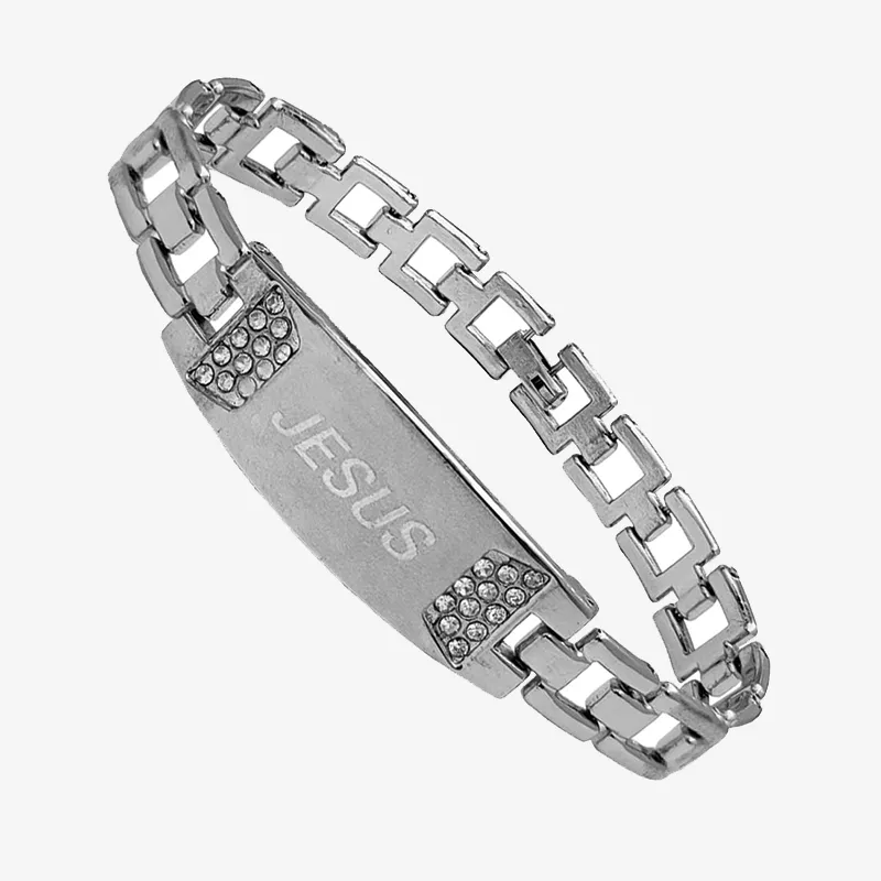 Jesus Word Wristband Bracelet For Men & Women | Perfect Christmas Gift